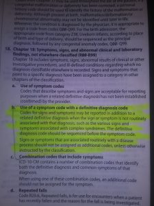Can You Code Symptoms And A Definitive Diagnosis Together? | Midnight ...