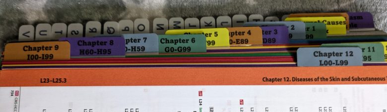 ICD-10-CM and CPT Book Tabs | Midnight Medical Coding, LLC