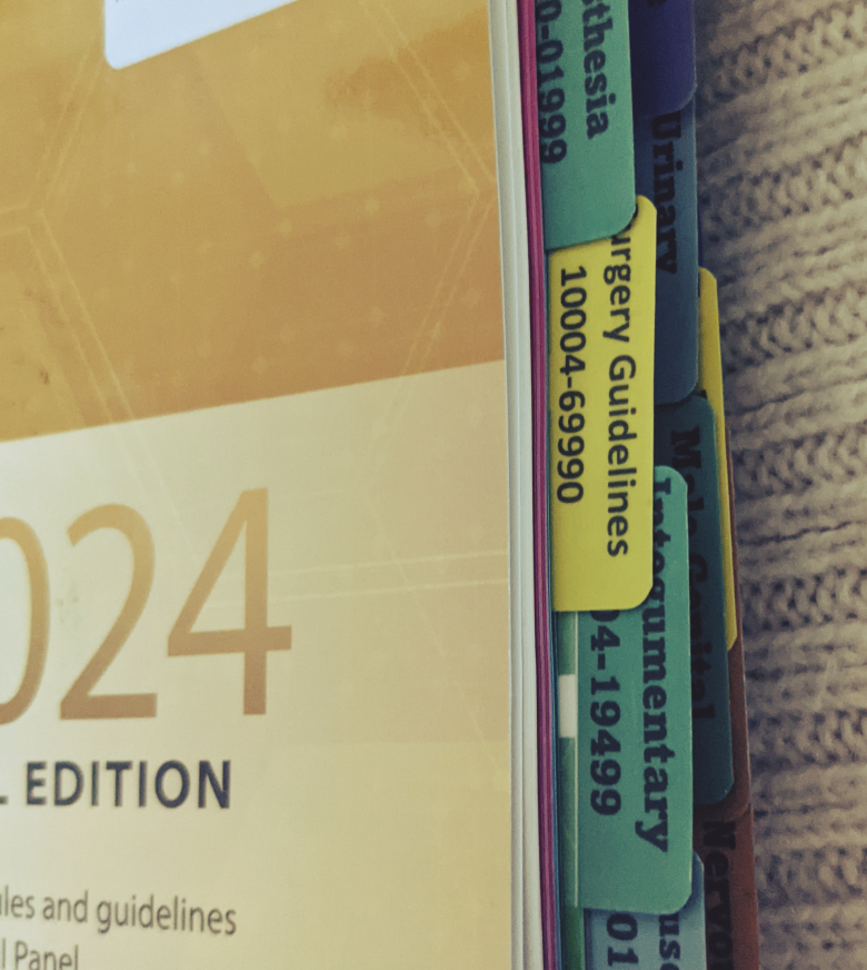 ICD-10-CM and CPT Book Tabs | Midnight Medical Coding, LLC
